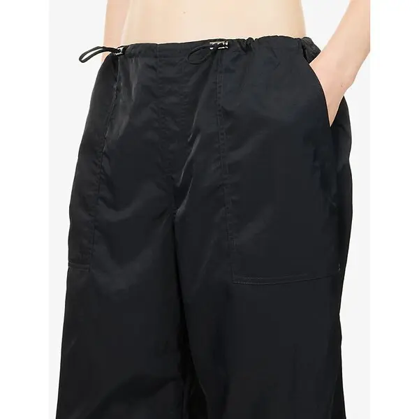 REFORMATION Arlette Cropped Woven Trousers