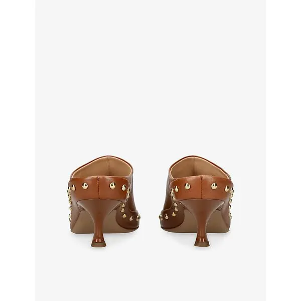 Chloé Junie Leather Heeled Mules