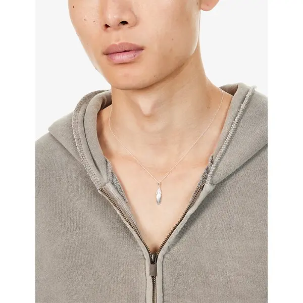 COMMONLINES The Feather Pendant Sterling- Necklace