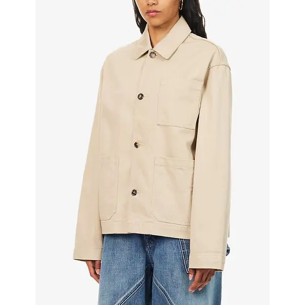 JW Anderson Patch Pocket Cotton Twill Jacket