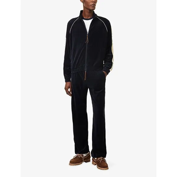 AUSTIN POST Sunset Velour Cotton Track Jacket