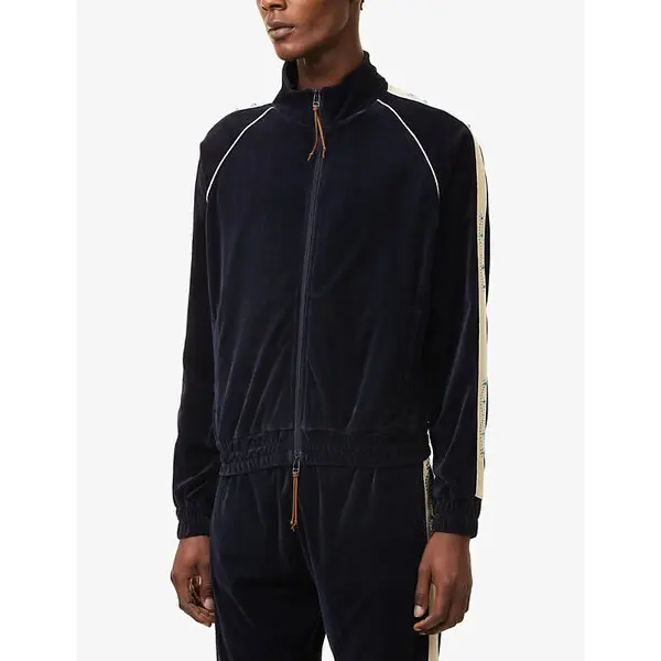 AUSTIN POST Sunset Velour Cotton Track Jacket