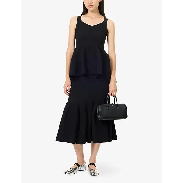 CFCL Hypha Lucent Mermaid Knitted Midi Skirt