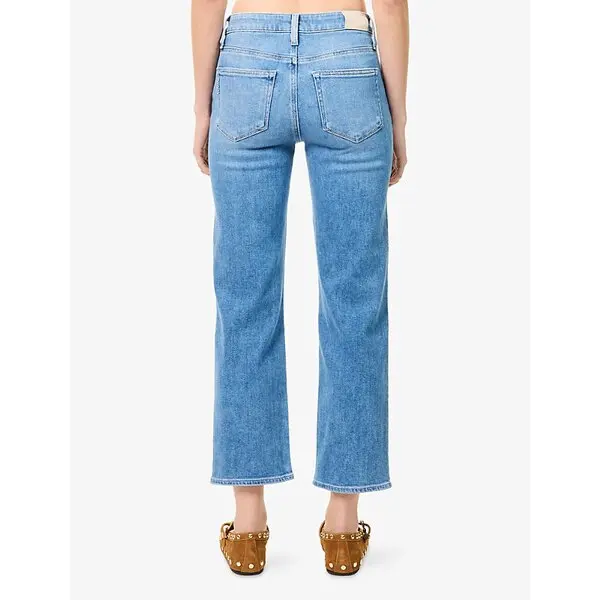 Paige Mason Ankle-crop Stretch Denim Jeans