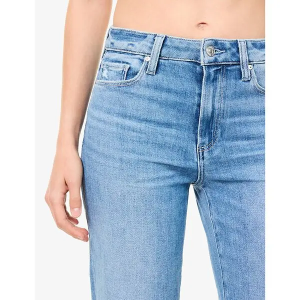 Paige Mason Ankle-crop Stretch Denim Jeans
