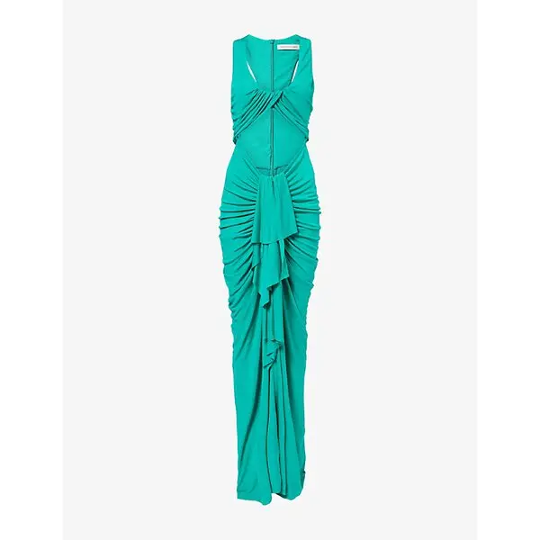 Christopher Esber Drape-front Maxi Dress