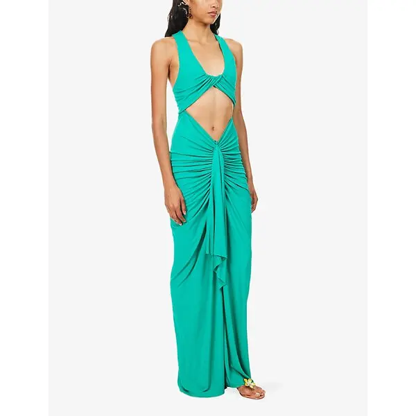 Christopher Esber Drape-front Maxi Dress