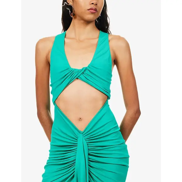 Christopher Esber Drape-front Maxi Dress