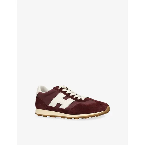 Hogan H727 Suede And Woven Trainers