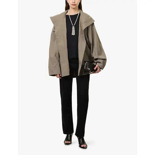 TOTEME Parachute Cotton-blend Jacket - Clove