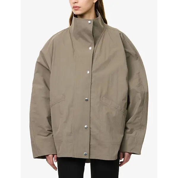 TOTEME Parachute Cotton-blend Jacket - Clove