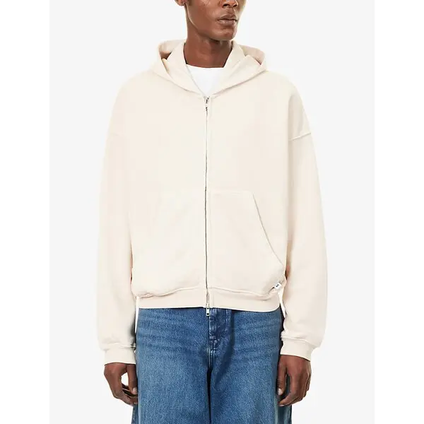 SUMMIT Vintage Zip Cotton-jersey Hoody