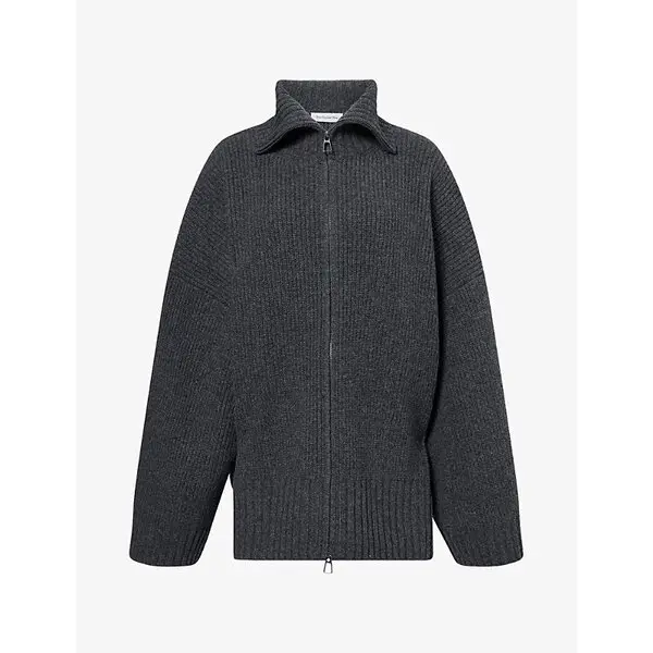 THE FRANKIE SHOP Veda Knitted Wool Cardigan