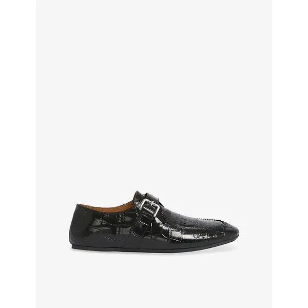 Marni Andy Croc-effect Leather Loafers