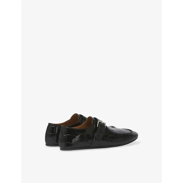 Marni Andy Croc-effect Leather Loafers
