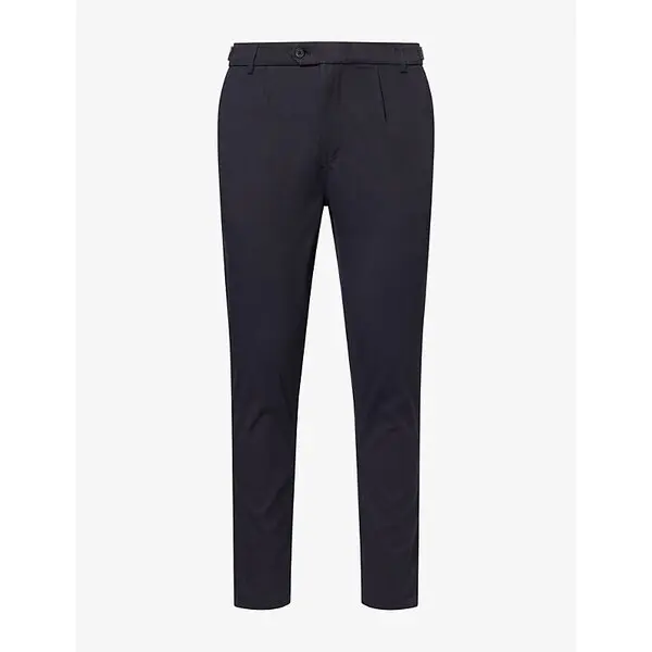 BELIER Monaco Mid-rise Cotton-blend Chino Trousers