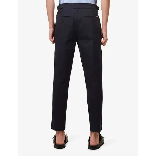 BELIER Monaco Mid-rise Cotton-blend Chino Trousers