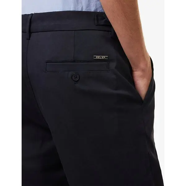 BELIER Monaco Mid-rise Cotton-blend Chino Trousers