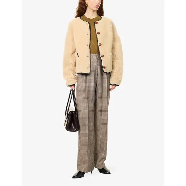 BLAZÉ MILANO Checked Wool Trousers