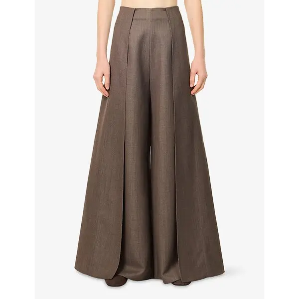 RUOHAN Morea Wide-leg Wool Trousers