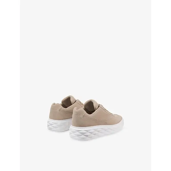 JIMMY CHOO Diamond Maxi Retro M Suede Trainers