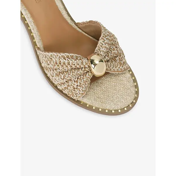 Steve Madden Ease Raffia Heeled Sandals