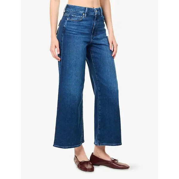 Paige Vanessa Wide-leg Ankle-crop Jeans