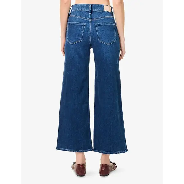 Paige Vanessa Wide-leg Ankle-crop Jeans