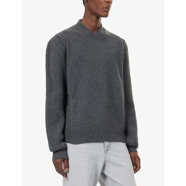 Marni V-neck Wool-blend Jumper