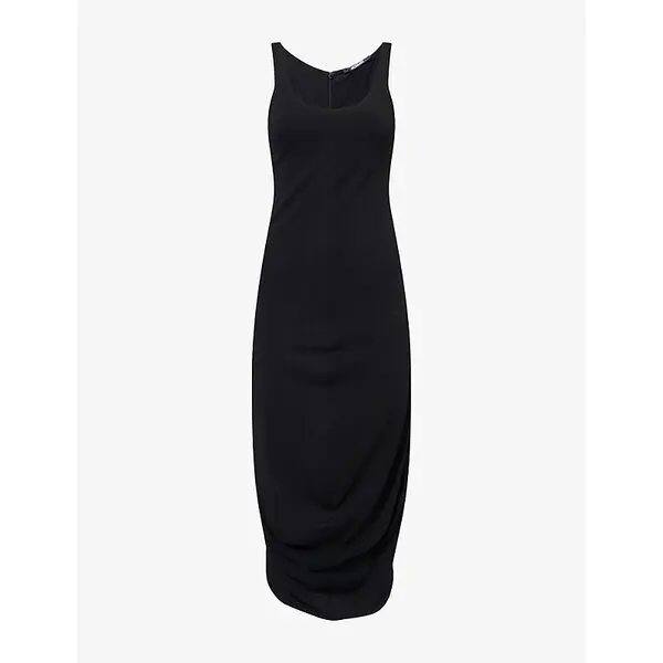 Jacquemus La Regata Sleeveless Stretch-jersey Midi Dress