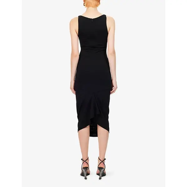 Jacquemus La Regata Sleeveless Stretch-jersey Midi Dress
