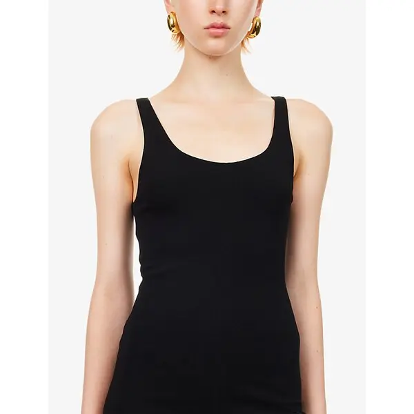 Jacquemus La Regata Sleeveless Stretch-jersey Midi Dress