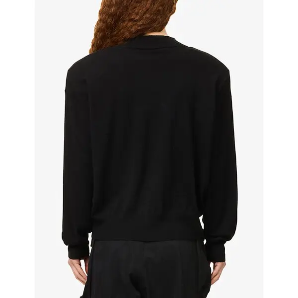 THE FRANKIE SHOP Padded Shoulder Wool-blend Jumper