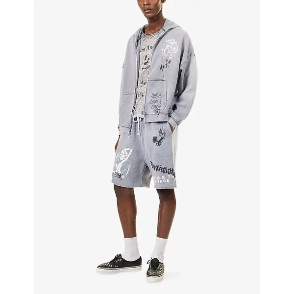 PALY HOLLYWOOD Carrying The Message Cotton-blend Hoody Xl/xxl