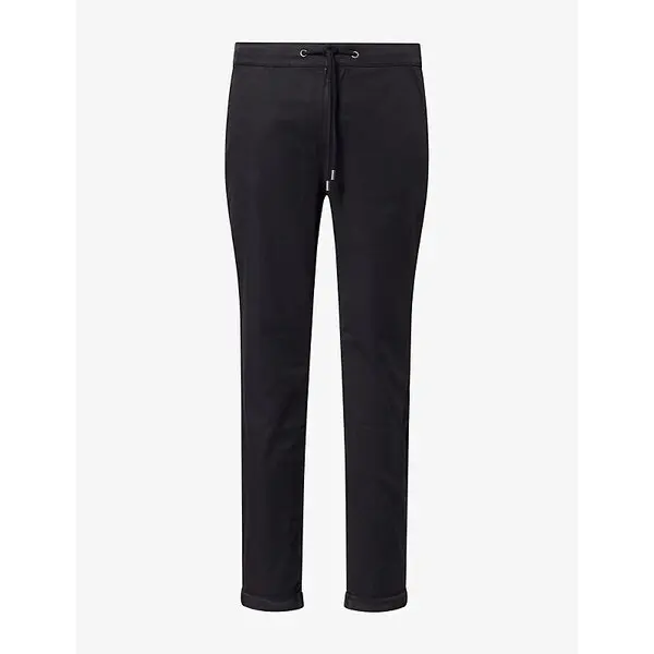 Paige Fraser Drawstring Stretch Woven Trousers - Black