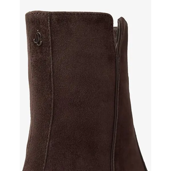 JIMMY CHOO Eliot 45 Suede Ankle Boots