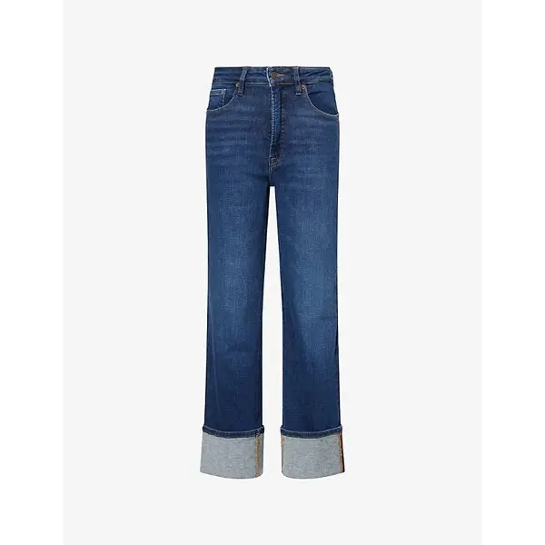 Good American Good True Straight-leg Denim Jeans