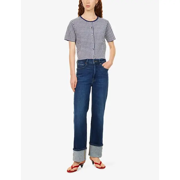 Good American Good True Straight-leg Denim Jeans