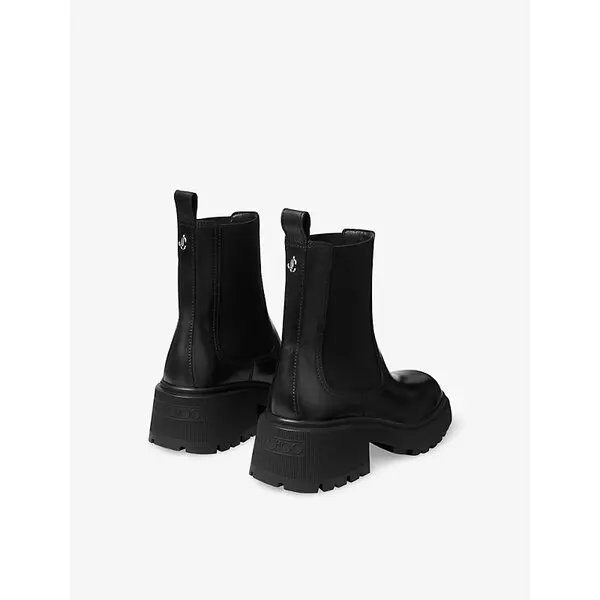 JIMMY CHOO Tamia Leather Chelsea Boots