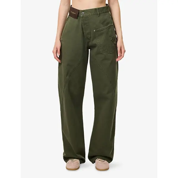 JW Anderson Twisted Workwear Cotton Denim Jeans