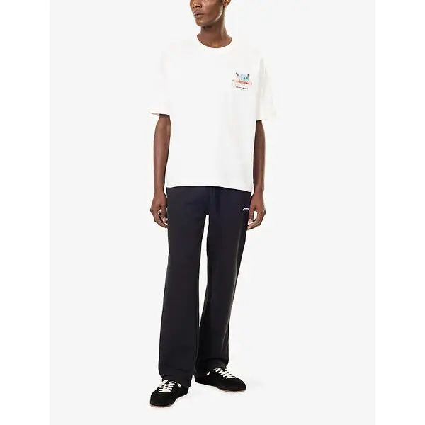 THE COUTURE CLUB Micro Copyright Logo-print Cotton Jogging Bottoms