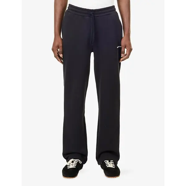 THE COUTURE CLUB Micro Copyright Logo-print Cotton Jogging Bottoms