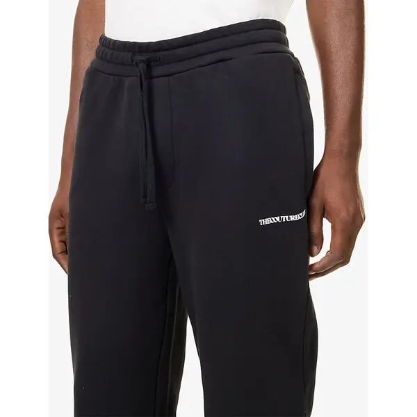 THE COUTURE CLUB Micro Copyright Logo-print Cotton Jogging Bottoms