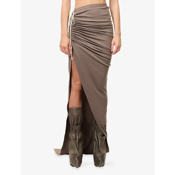 Rick Owens Edfu Slit Maxi Skirt