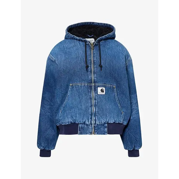 Carhartt Work In Progress Hooded Denim Jacket