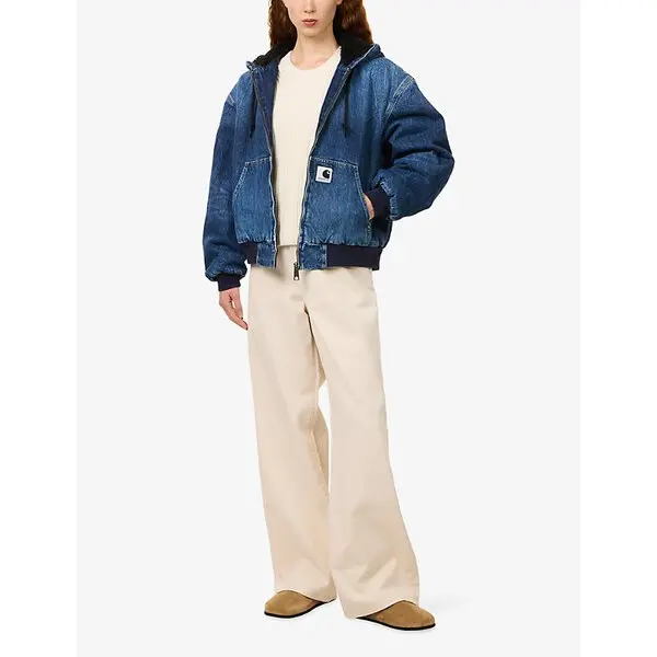 Carhartt Work In Progress Hooded Denim Jacket