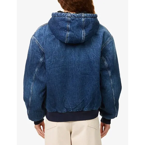 Carhartt Work In Progress Hooded Denim Jacket