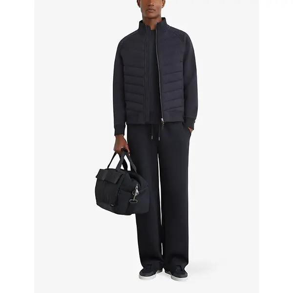REISS Calvorn Quilted Zip-up Jacket