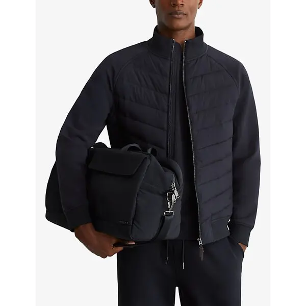REISS Calvorn Quilted Zip-up Jacket