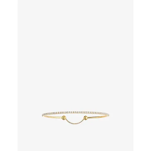 Messika Skinny Tennis 18ct Gold And Diamond Bracelet - Yellow